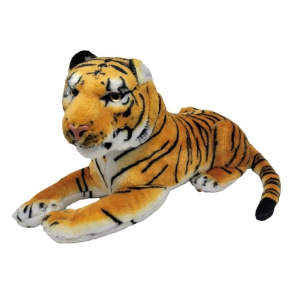 Toys | Siberian Bengal Tiger Plush Stuffed Animal 18 Orange Black ...